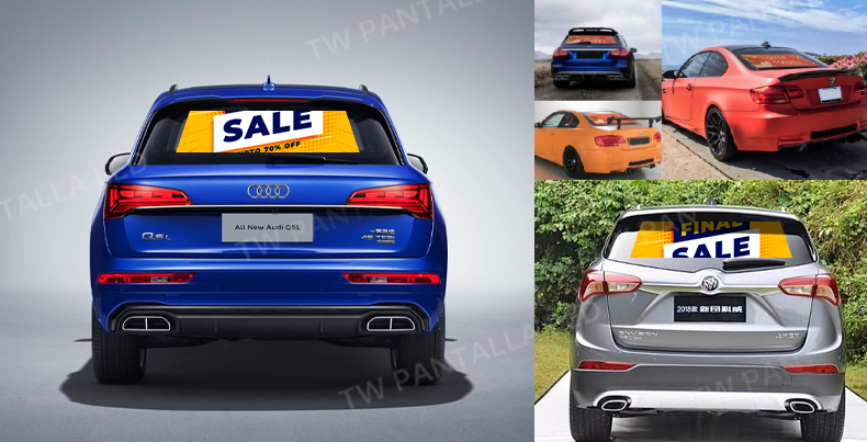 TW-CR Series Car Rear Window LED Display - TW PANTALLA LED